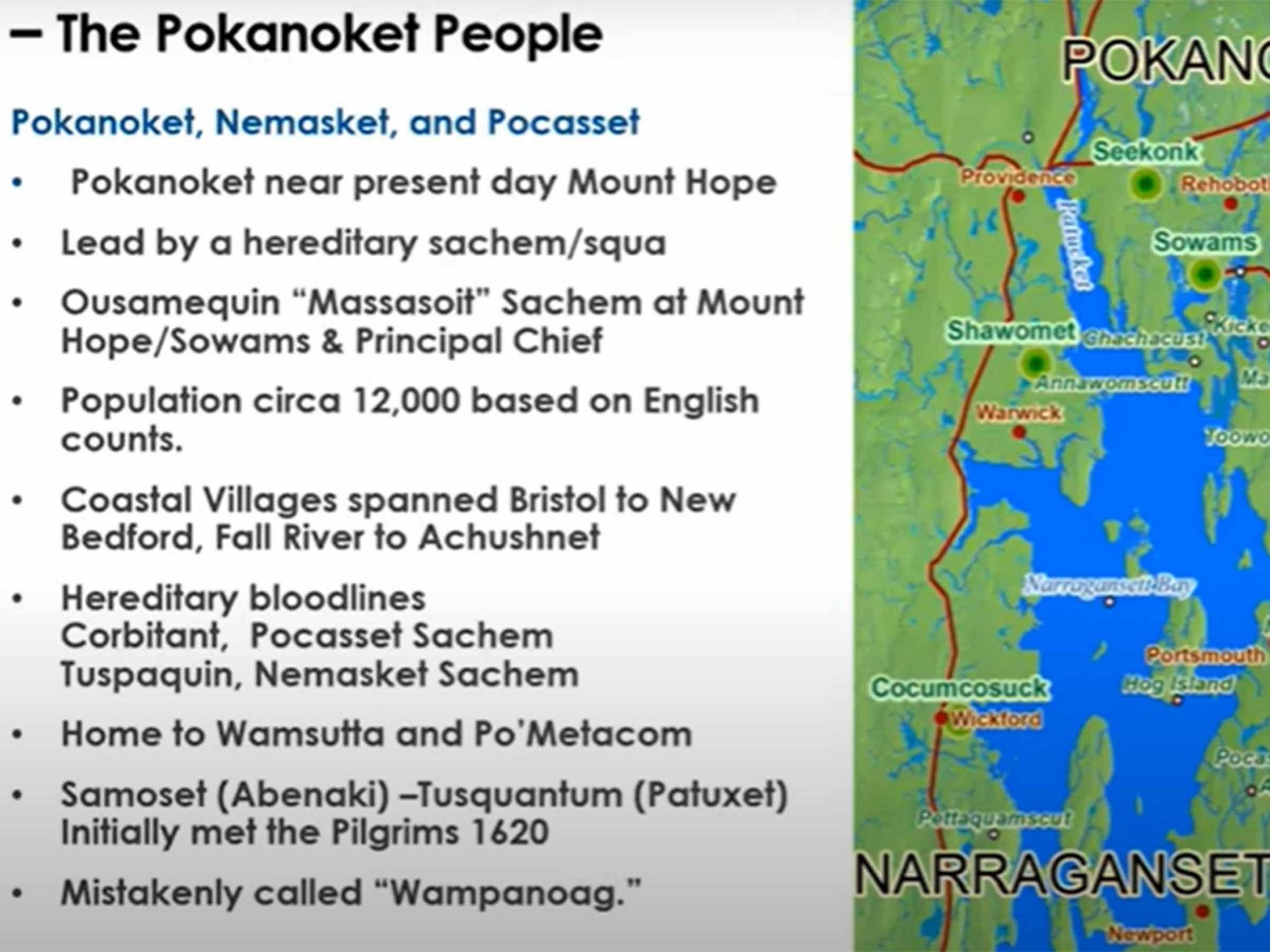 The Tribes and their relations with the Mass Bay Colony – Sowams ...