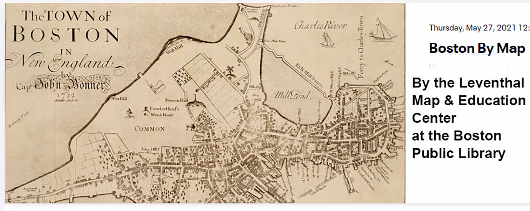 Boston by Map with the Leventhal Center – Sowams Heritage Area