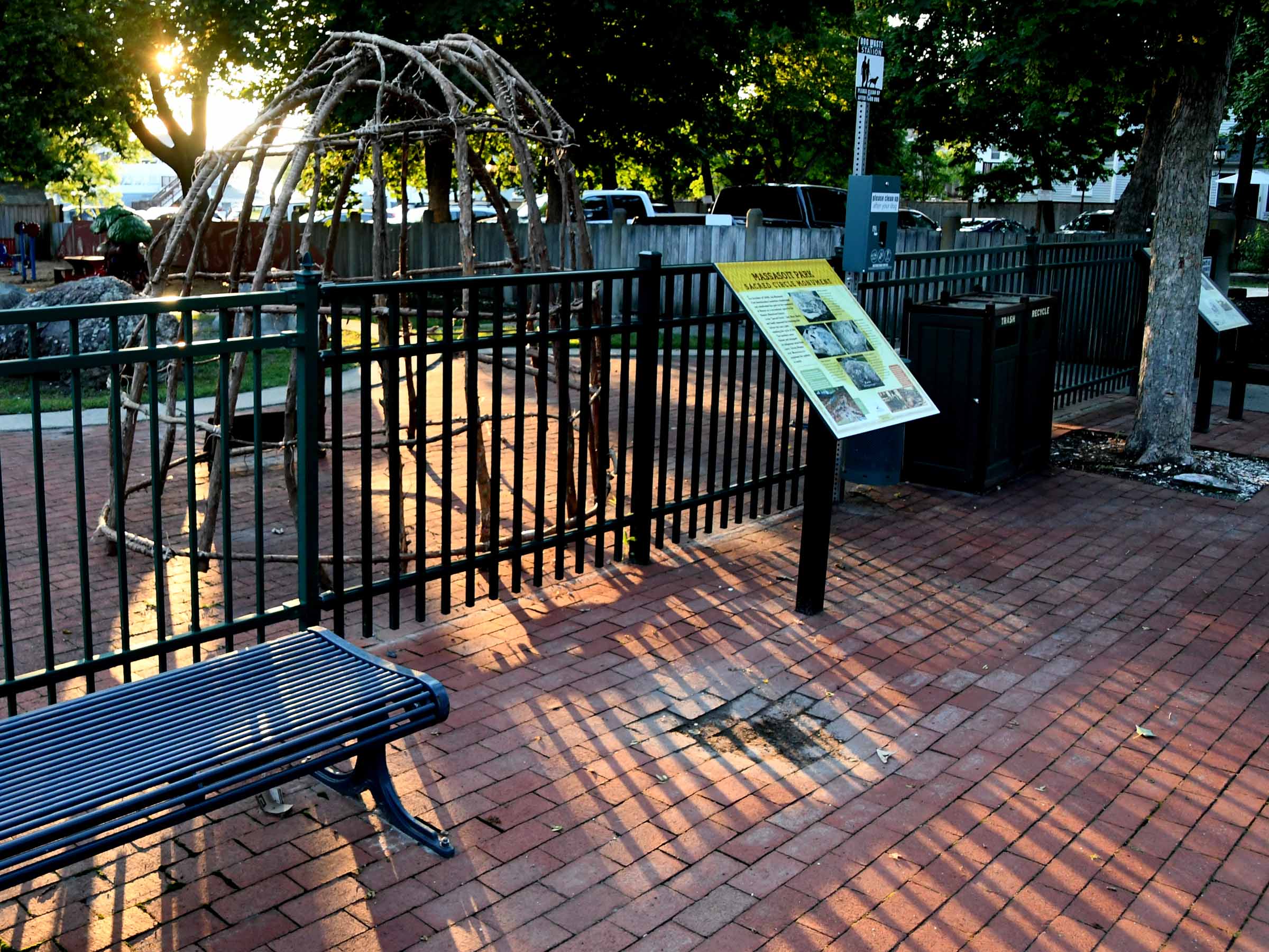 Wetu on display at the Baker Street Playground in Warren – Sowams ...