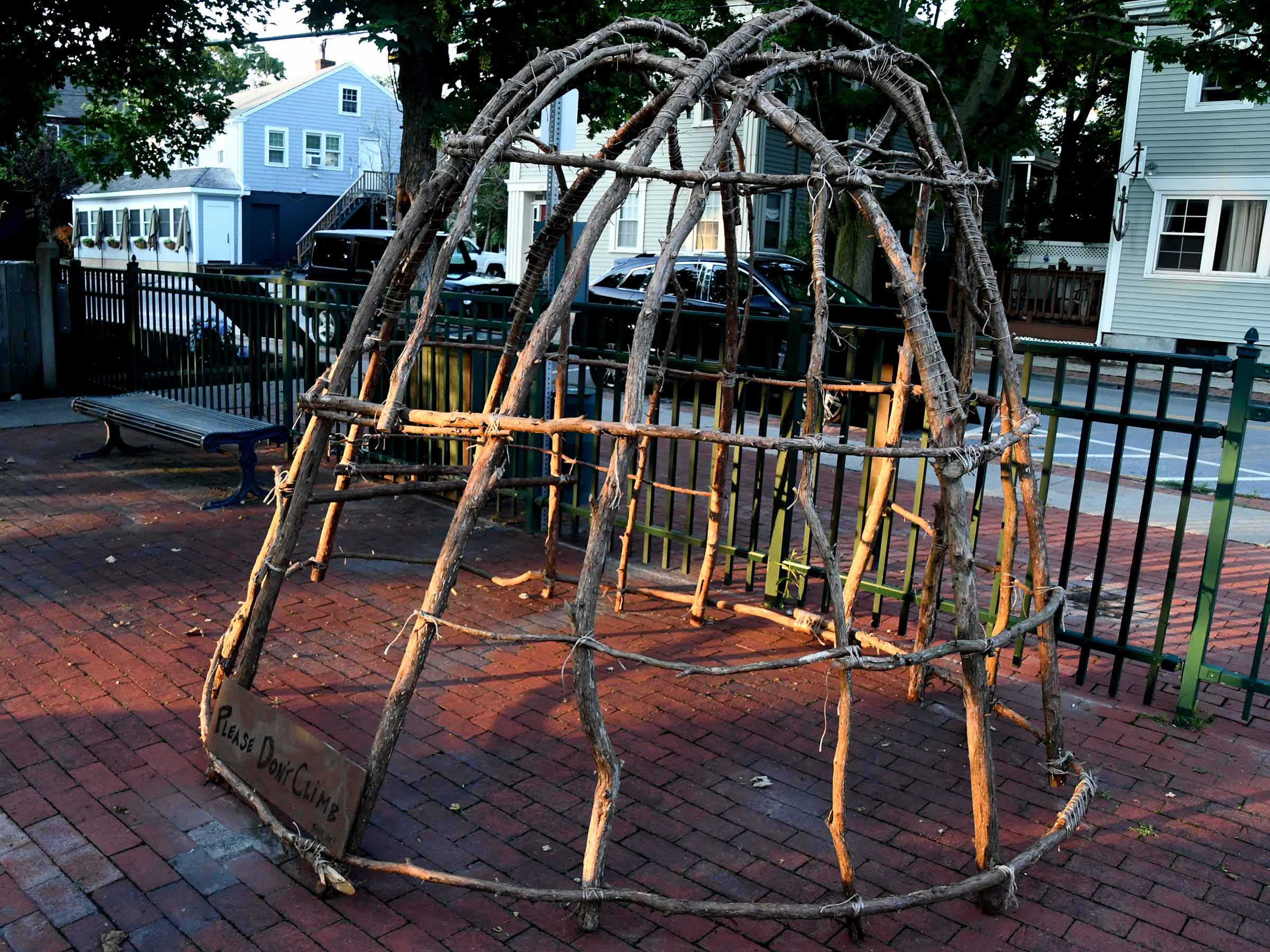 Wetu on display at the Baker Street Playground in Warren – Sowams ...