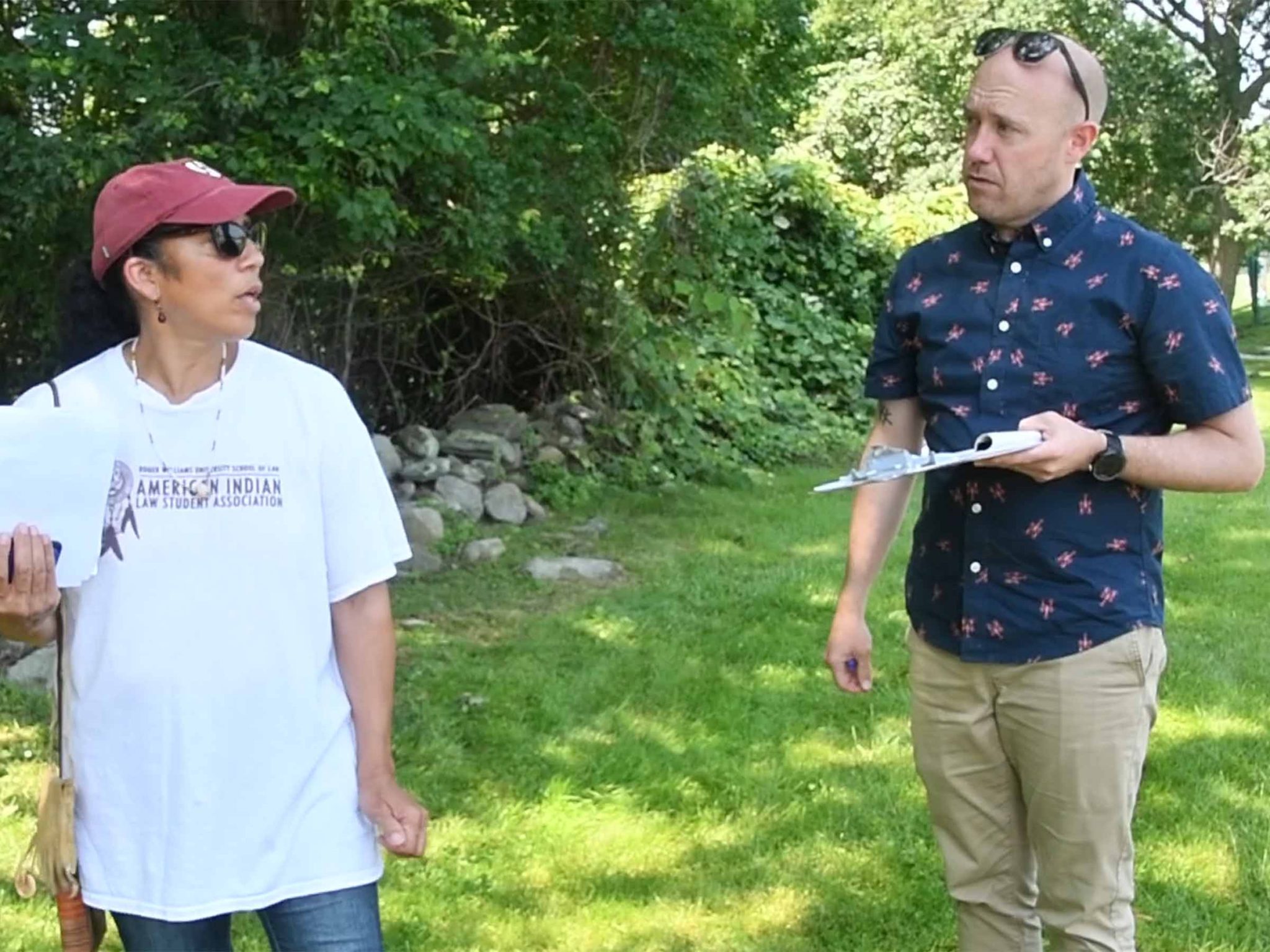 Walking the Pokanoket Shell Path at Roger Williams University – Sowams ...