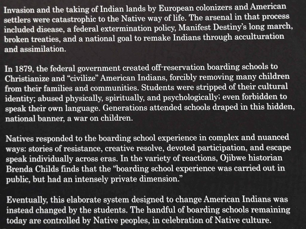 Away from Home exhibit at URI documents Indian boarding schools ...