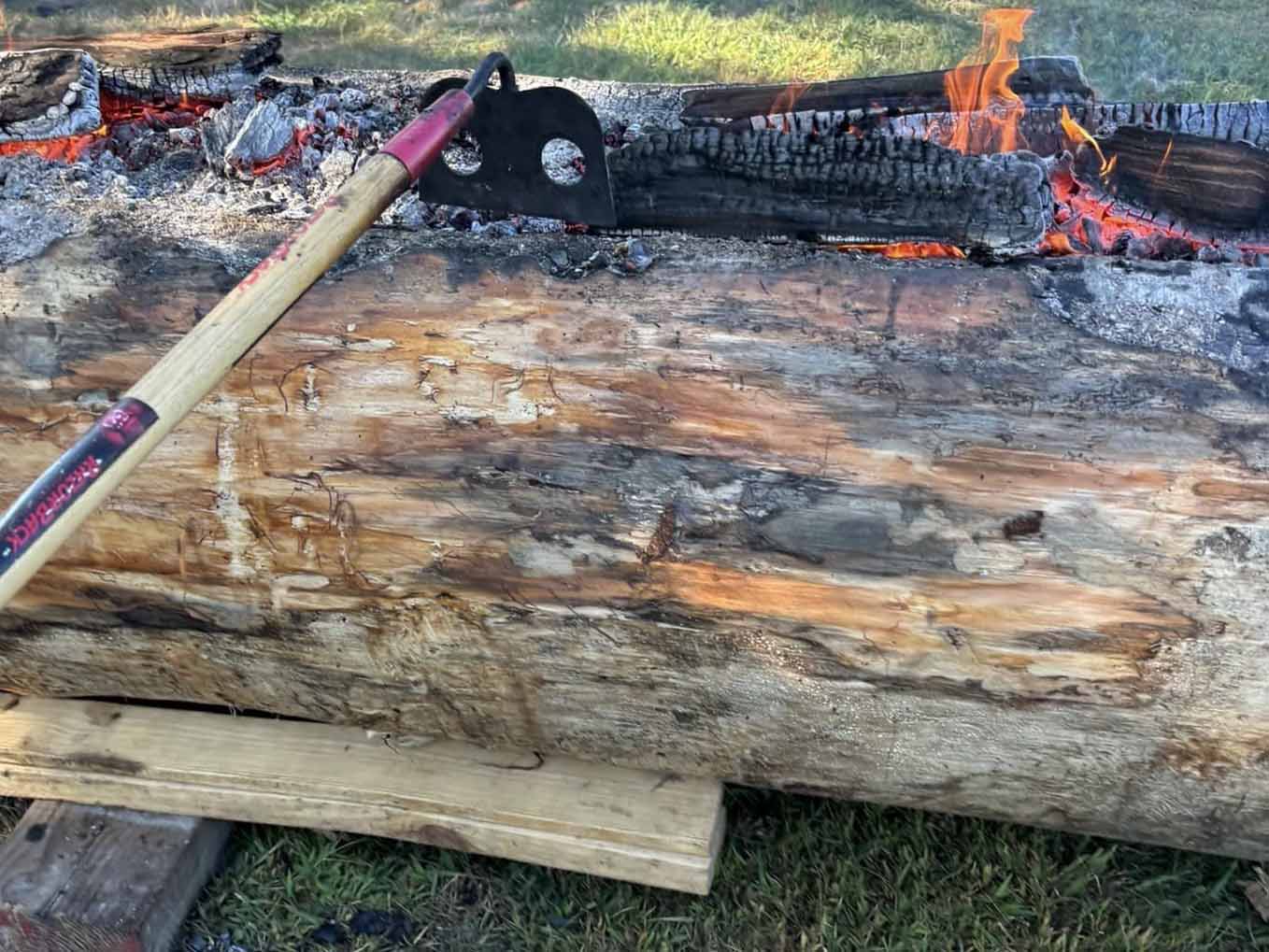 Mishoon burning at the Little Compton Historical Society – Sowams ...