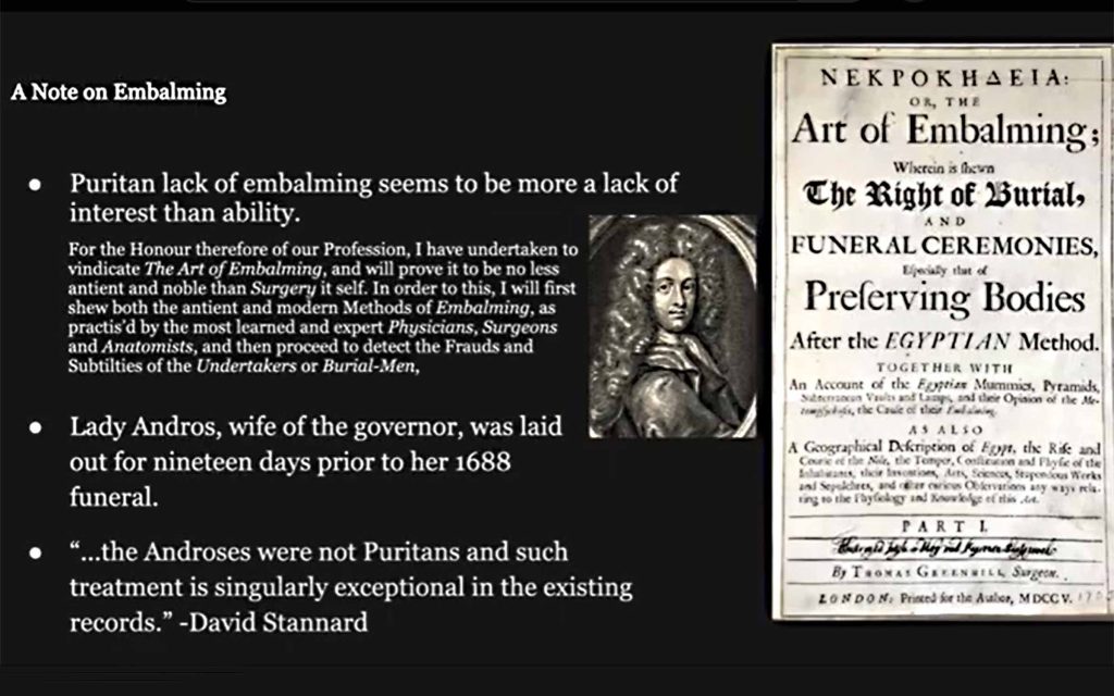Memento Mori: The Puritan Funeral In New England – Sowams Heritage Area