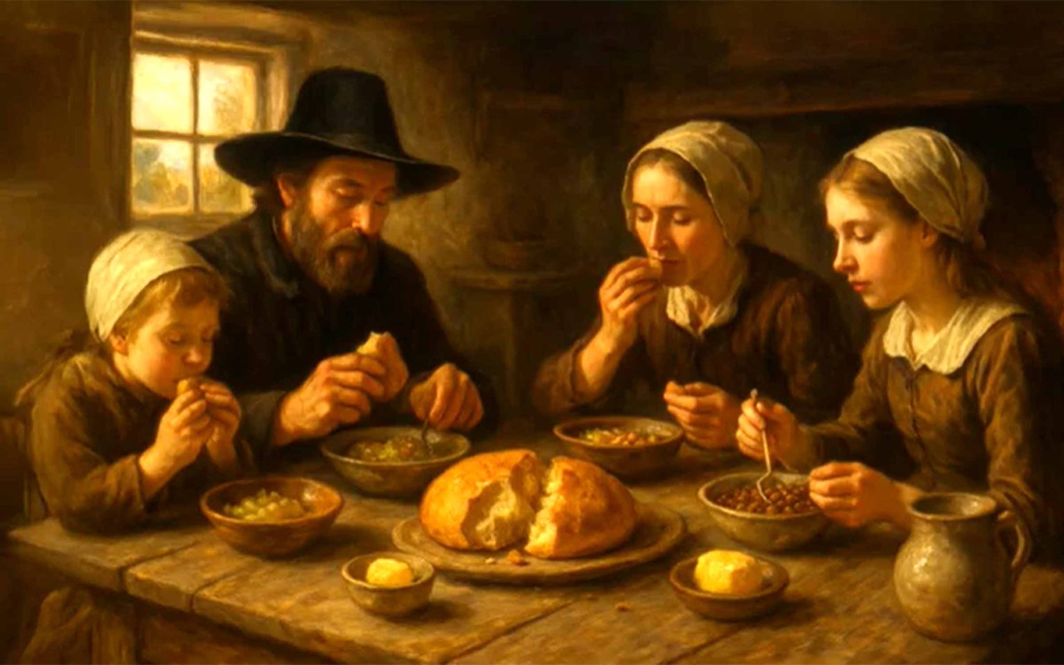 How Pilgrims Baked Bread in a Colonial Kitchen – Sowams Heritage Area